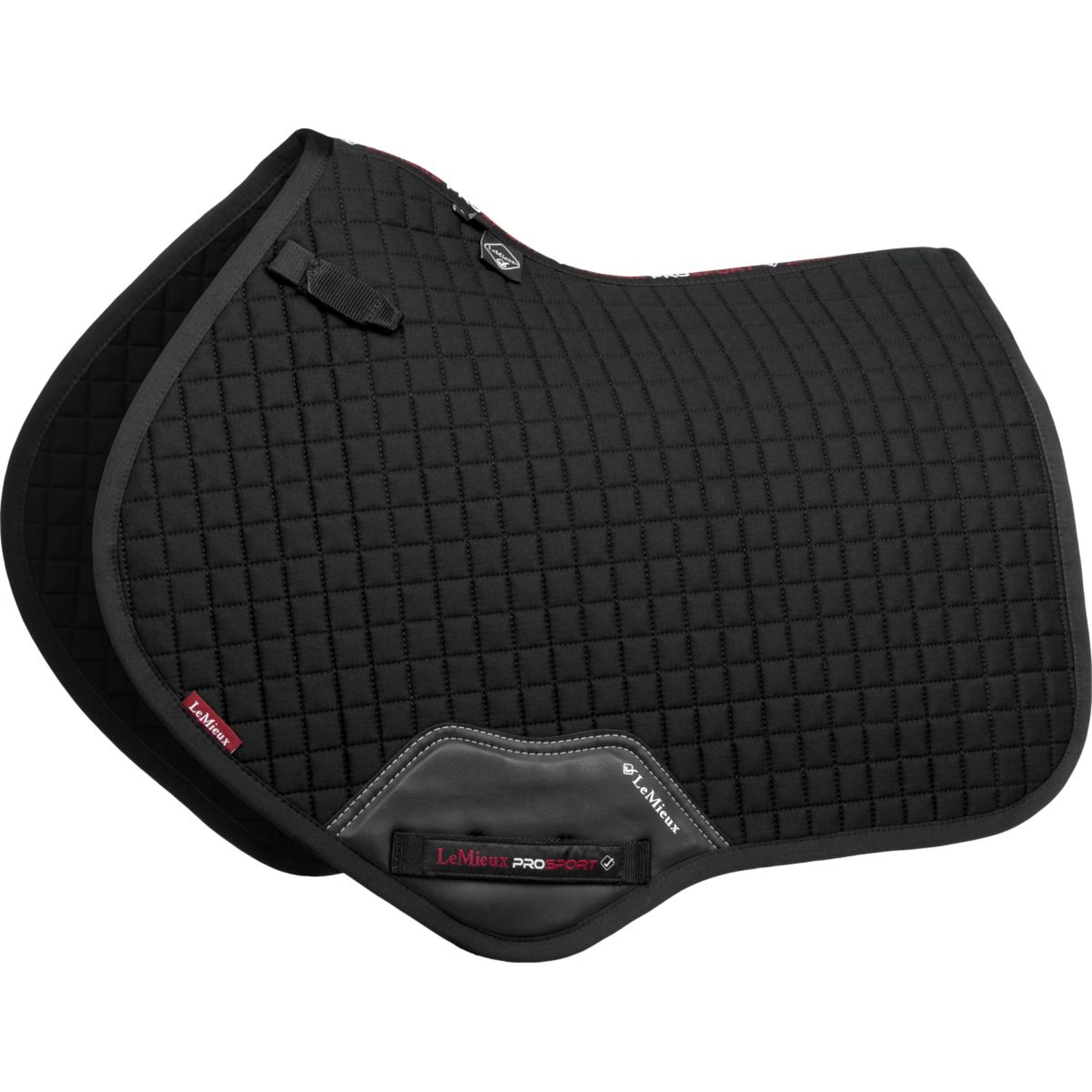 LeMieux Tapis de Selle Cotton Square Close Contact Noir | Agradi.fr