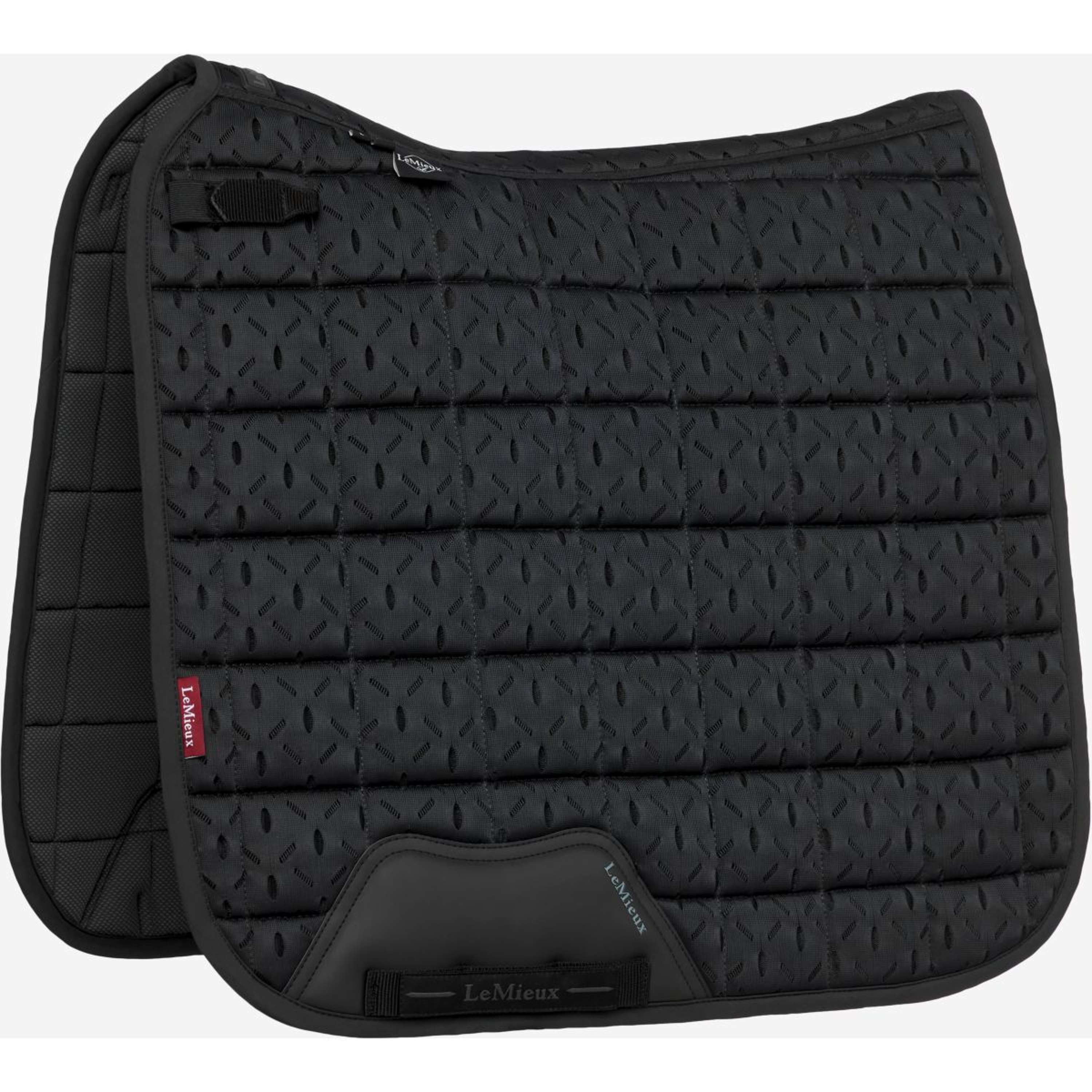 LeMieux Tapis de Selle 3D Mesh Self-Cool Square Dressage Noir | Agradi.fr